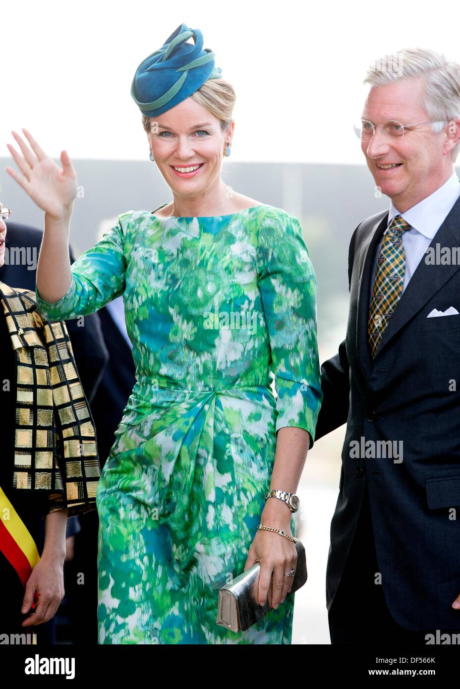 Antwerp, Belgium. 27th Sep, 2013. King Philippe and Queen Mathilde ...