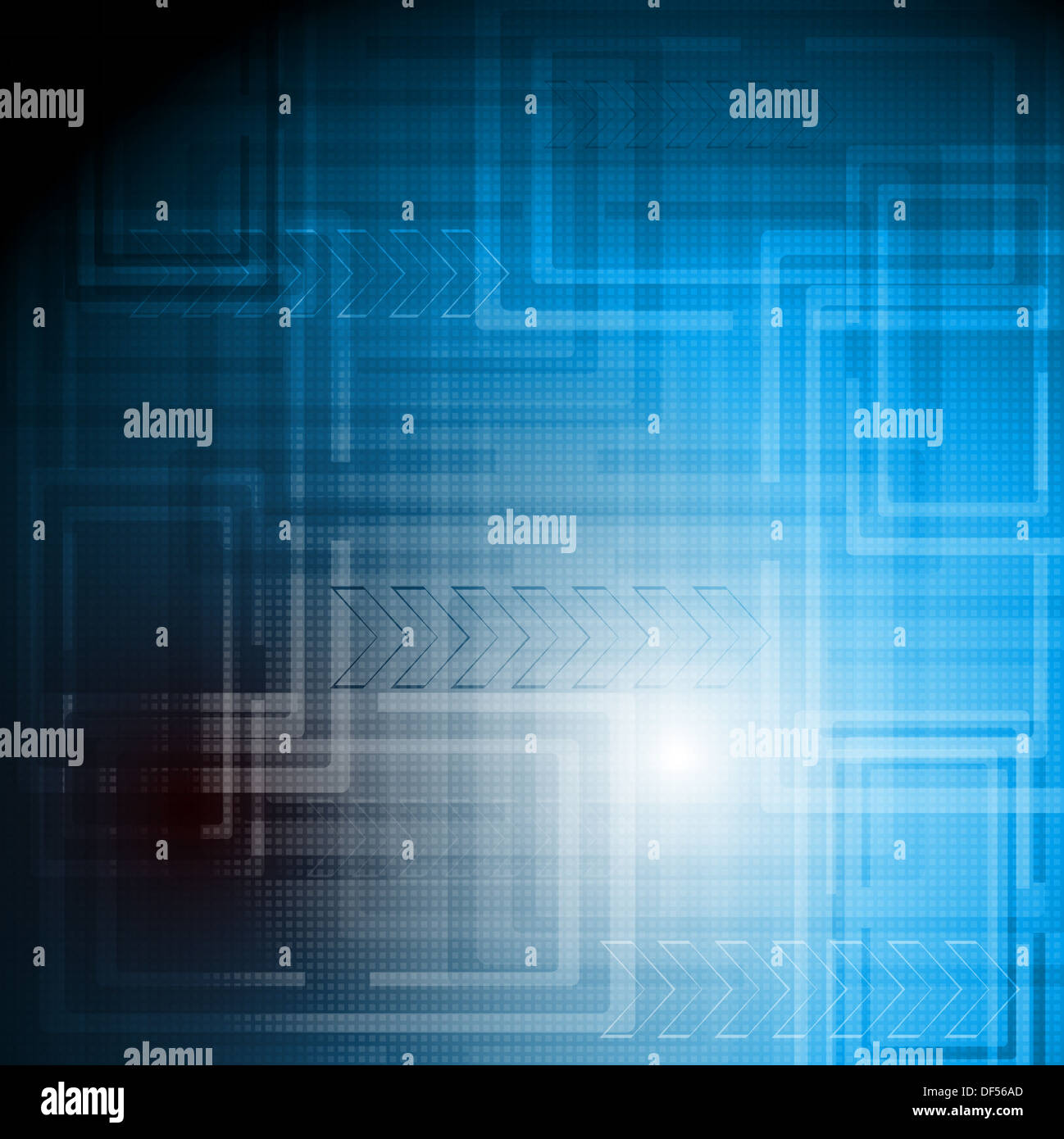 Dark blue technology background. Vector design eps 10 Stock Photo - Alamy