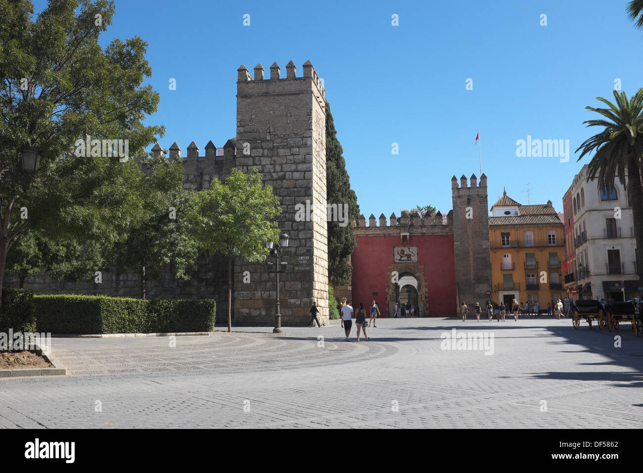the alcazar in seville, andalucia, spain Stock Photo - Alamy