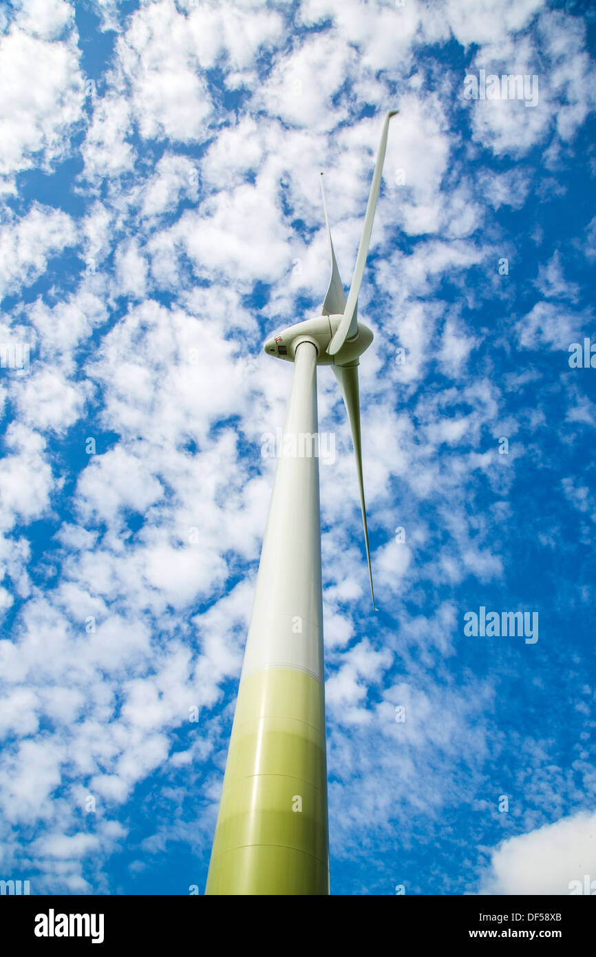 Wind energy park, wind turbines Stock Photo - Alamy