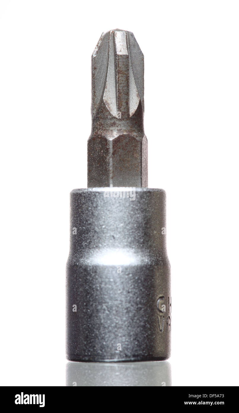Closeup screwdriver tool isolated on white background Stock Photo - Alamy
