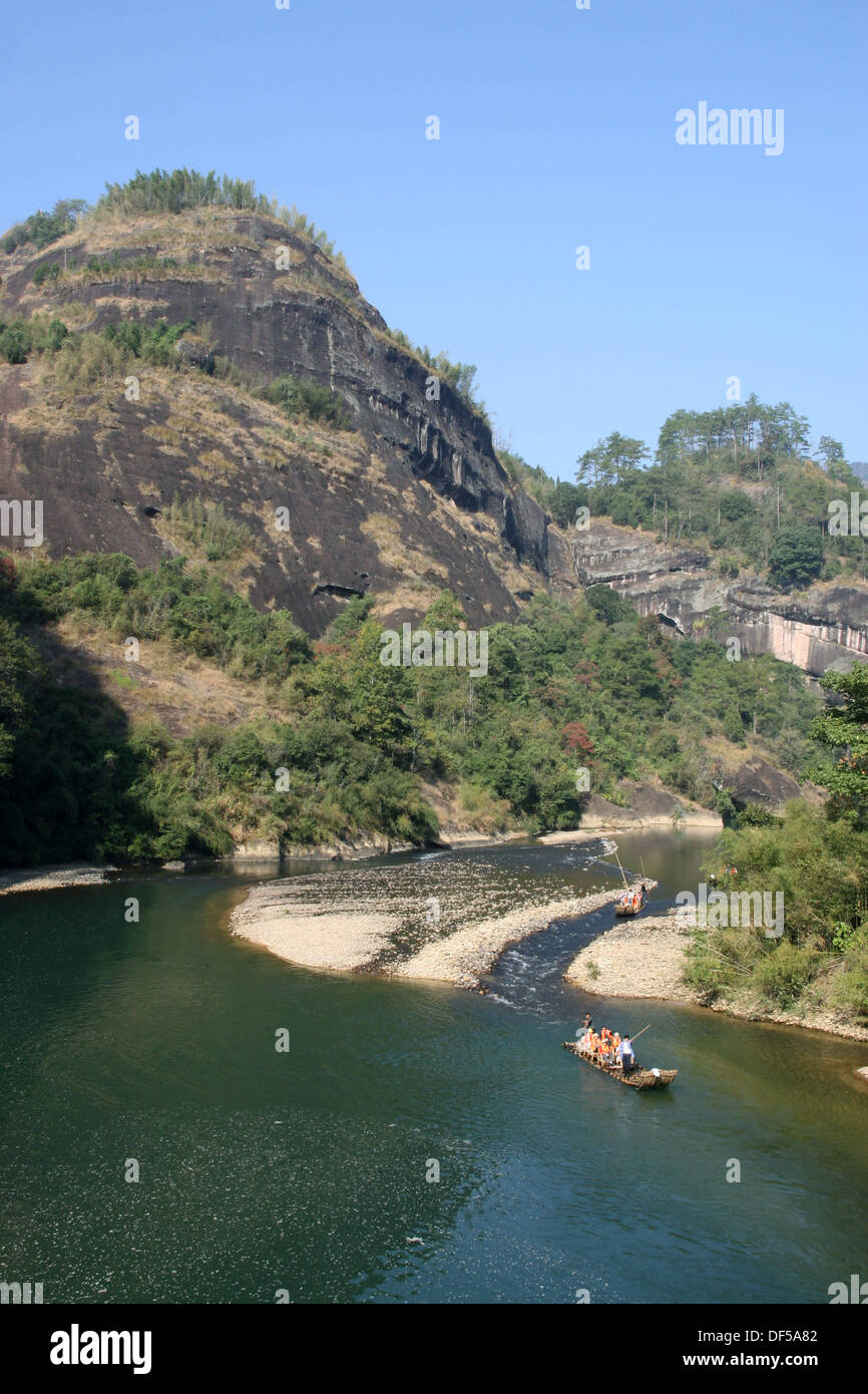 mountain natural landscape, Wuyi mountain, fujian province, China Stock ...