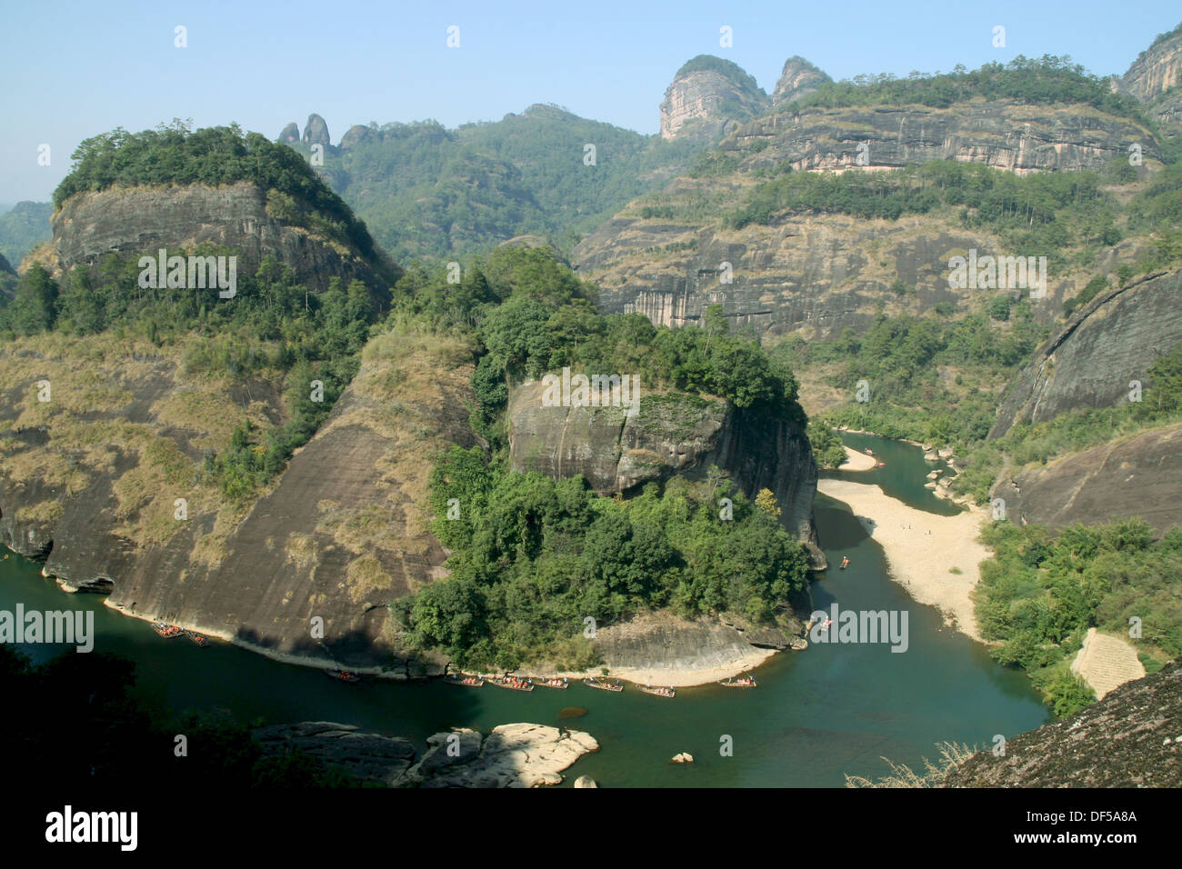 mountain natural landscape, Wuyi mountain, fujian province, China Stock ...