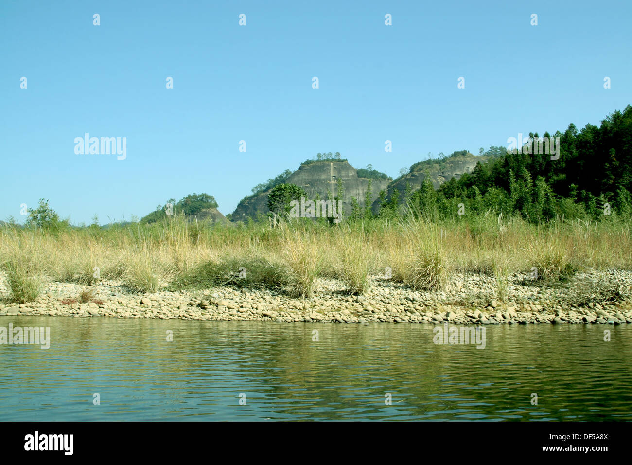 mountain natural landscape, Wuyi mountain, fujian province, China Stock ...