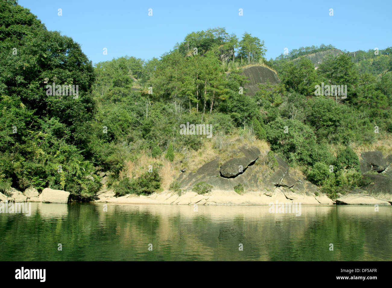 mountain natural landscape, Wuyi mountain, fujian province, China Stock ...