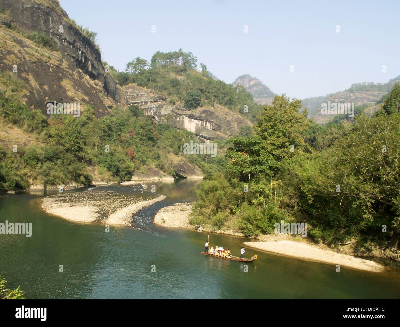 mountain natural landscape, Wuyi mountain, fujian province, China Stock ...