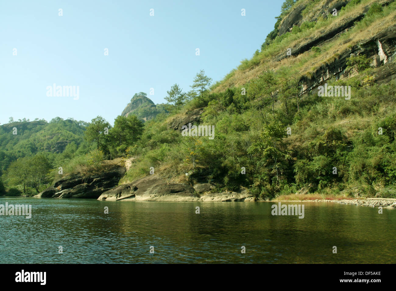 mountain natural landscape, Wuyi mountain, fujian province, China Stock ...
