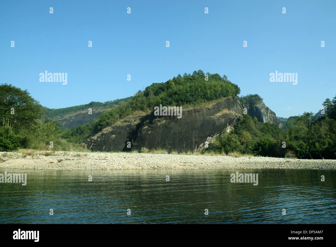 mountain natural landscape, Wuyi mountain, fujian province, China Stock ...