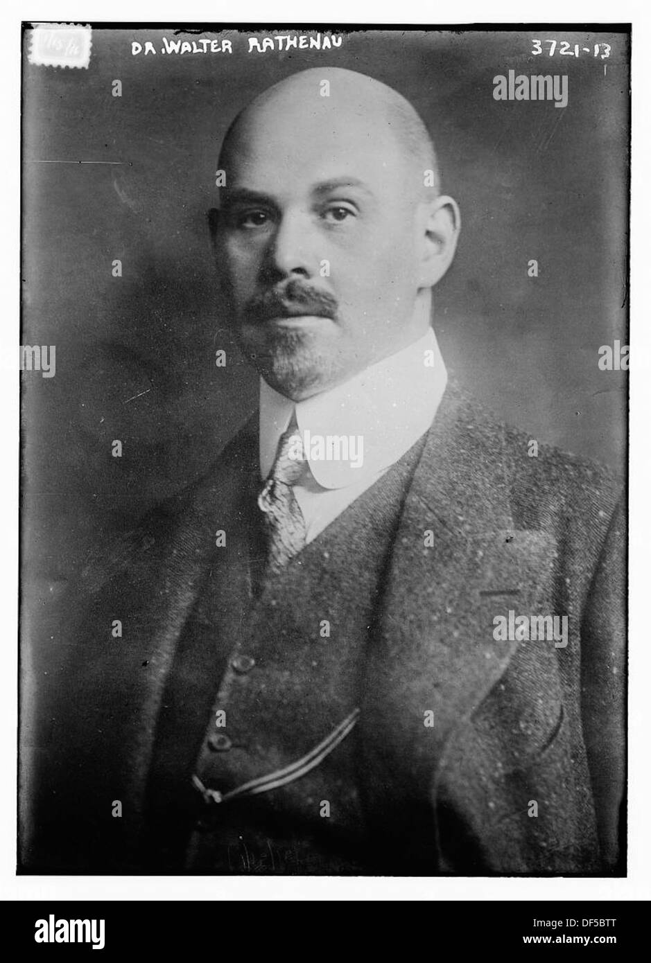 This portrait of Dr. Walter Rathenau, an important figure in German ...
