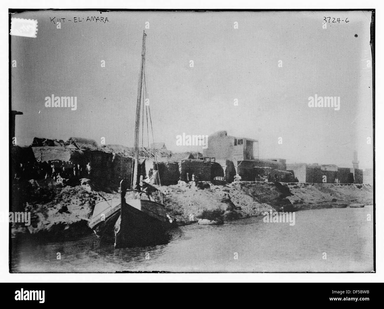 This image depicts Kut-el-Amara, a historic location, captured in a ...