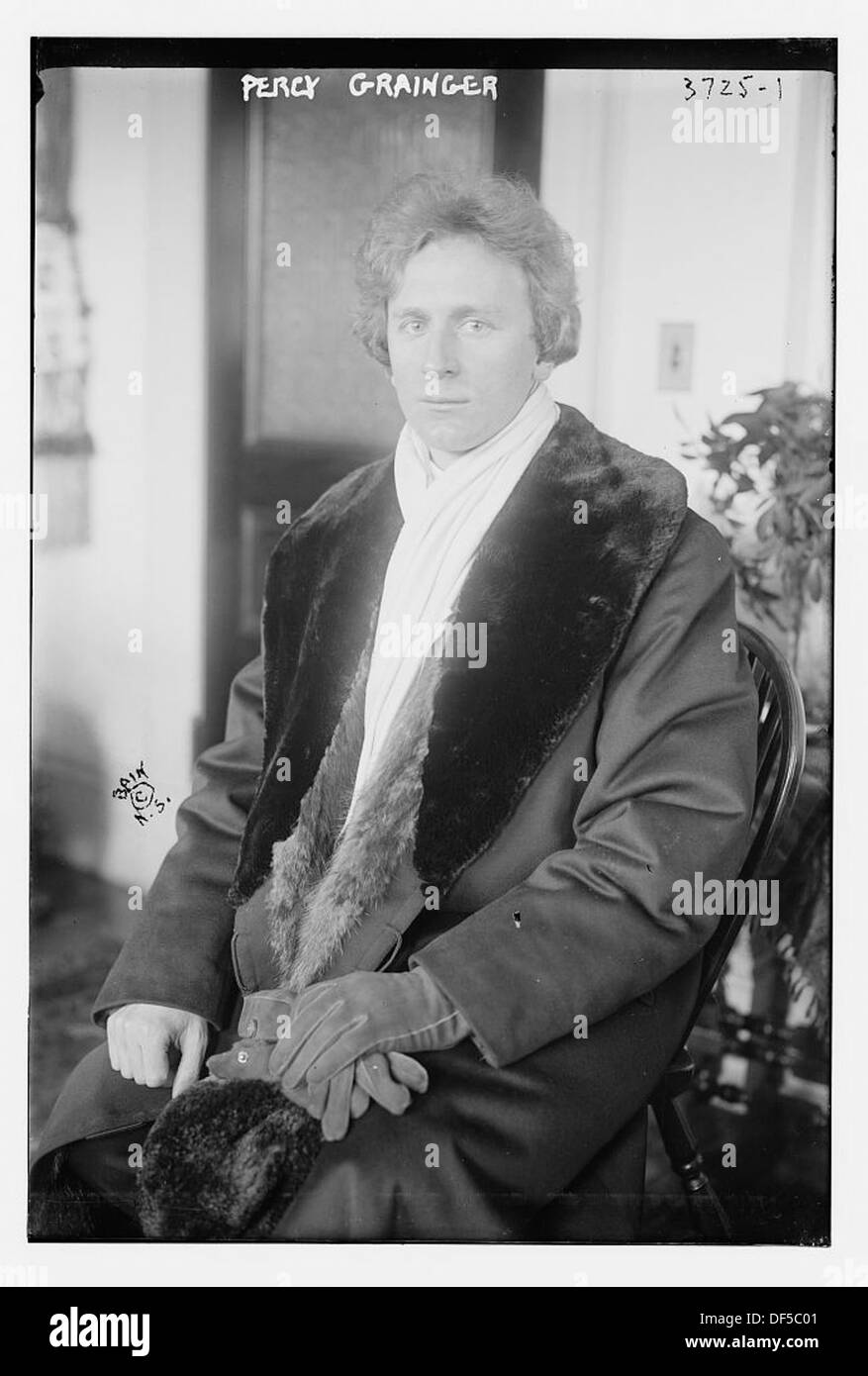 This photograph from the Library of Congress features Percy Grainger ...