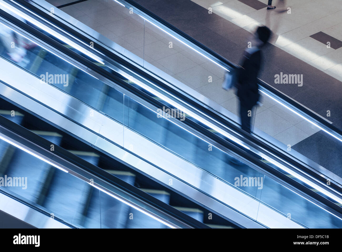 Elevator in shopping malls Stock Photo - Alamy