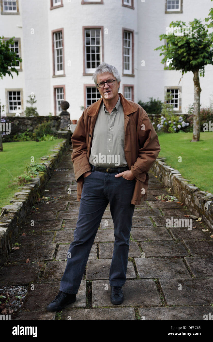 Sir Charles Maclean at his home in Strachur Argyll Stock Photo - Alamy