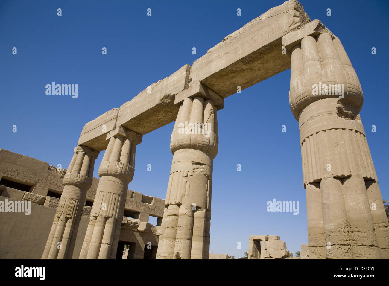 Columns. Karnak Temple. Luxor. Egypt Stock Photo - Alamy