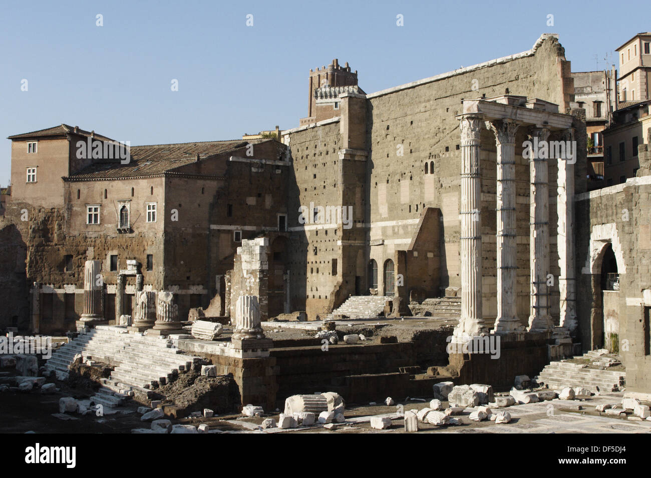 Forum of Augustus. Roman Forum. Rome. Italy Stock Photo - Alamy