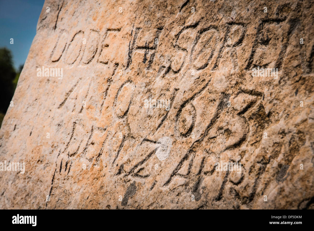 Old grave headstone stone cemetery hi-res stock photography and images ...
