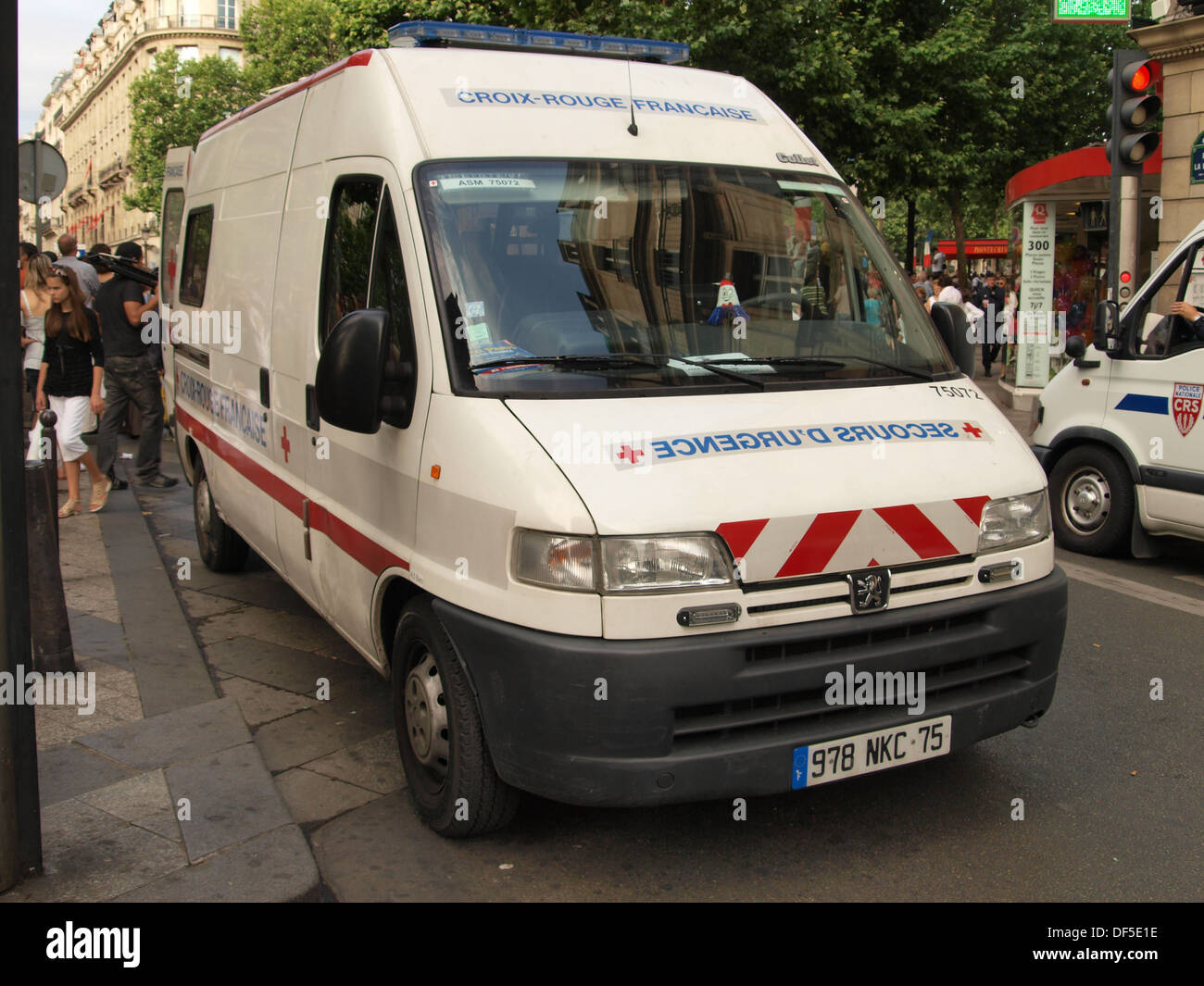 The Peugeot Croix-Rouge is a vehicle used by the Red Cross in Paris for ...