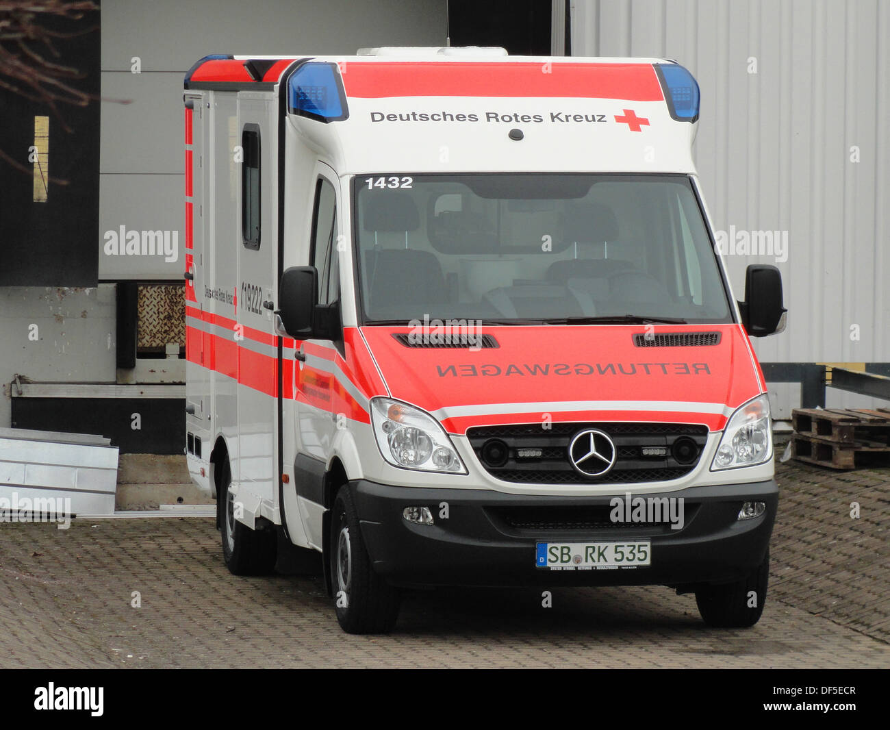 This German ambulance, a historical vehicle, was used during World War ...