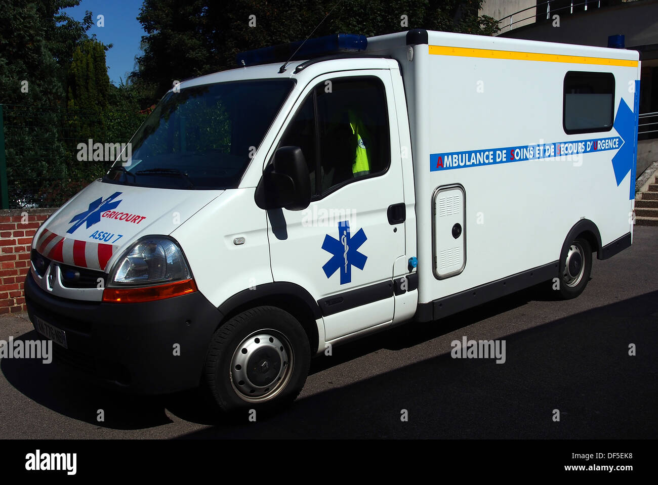 The Renault ambulance on display in Albert, France, represents its role ...