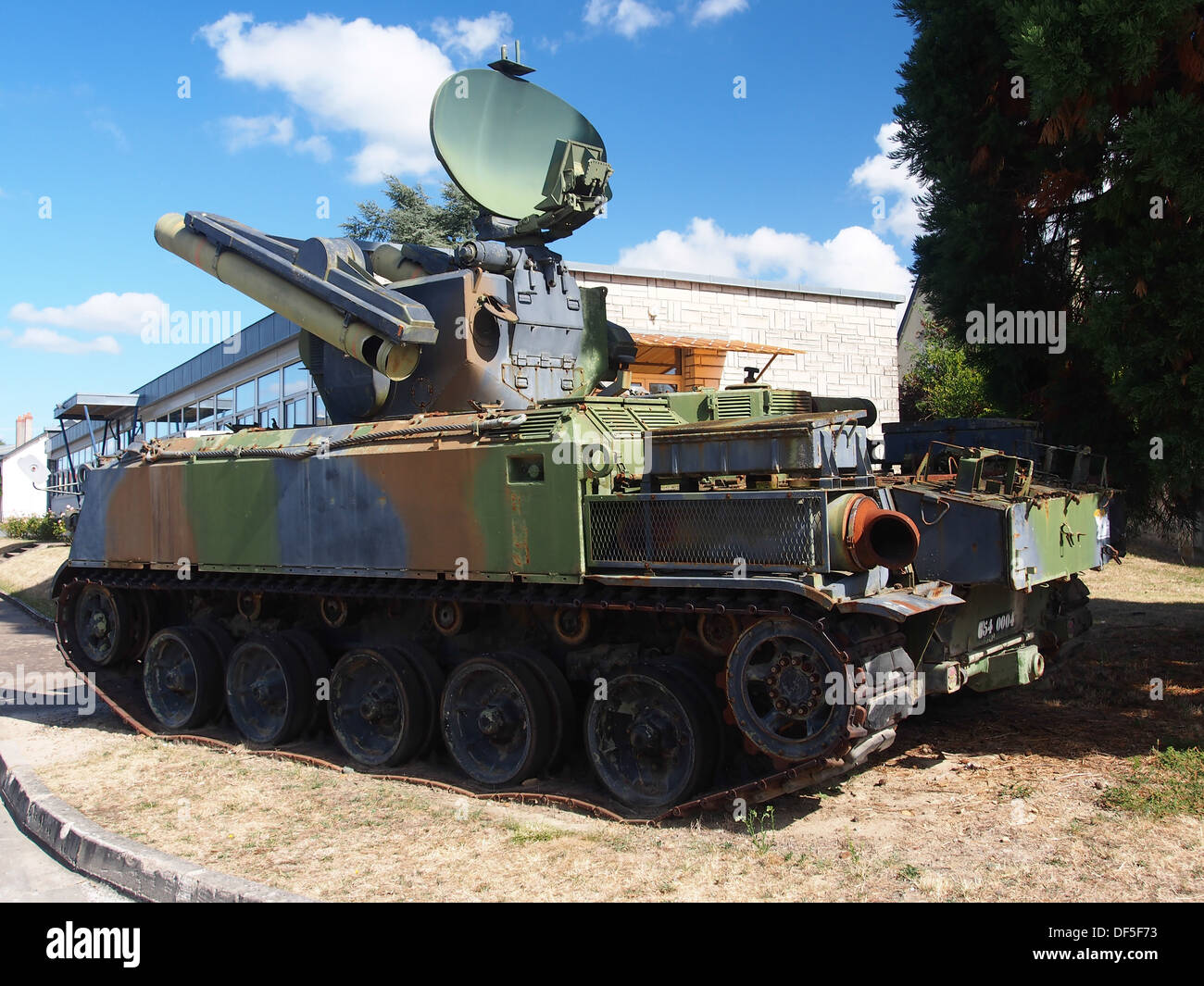 The AMX-30 Roland SAM, displayed at the Musée des Blindés in France, is ...