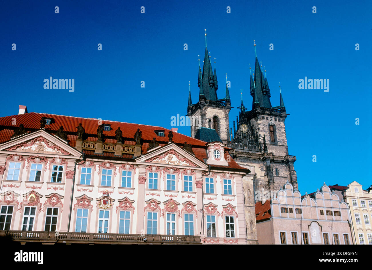 Rococo kinsky palace hi-res stock photography and images - Alamy