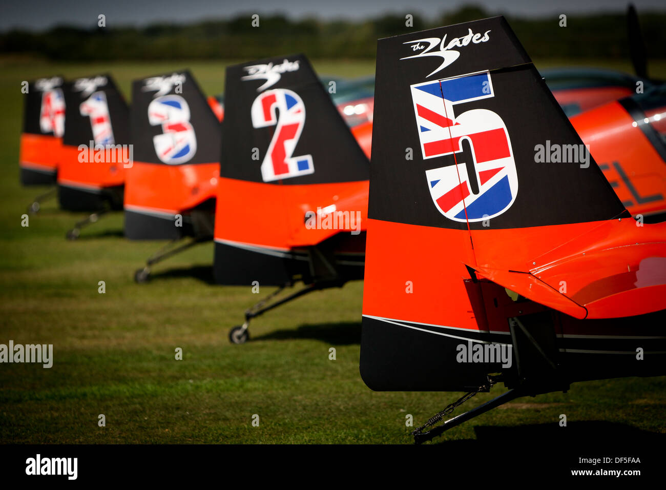 The Blades aerobatic display team Stock Photo - Alamy