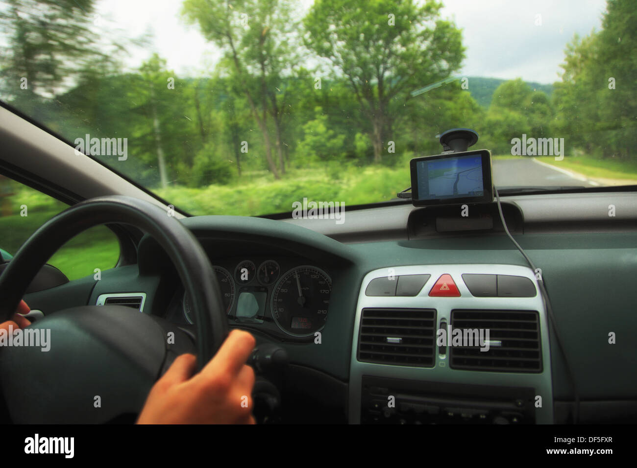 car dashboard and satelilte navigation system auto gps panel device ...