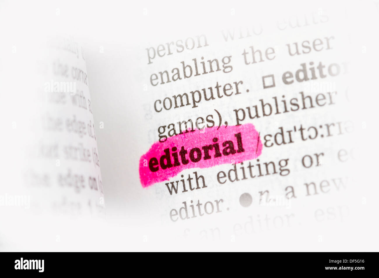 Word explanation hi-res stock photography and images - Alamy