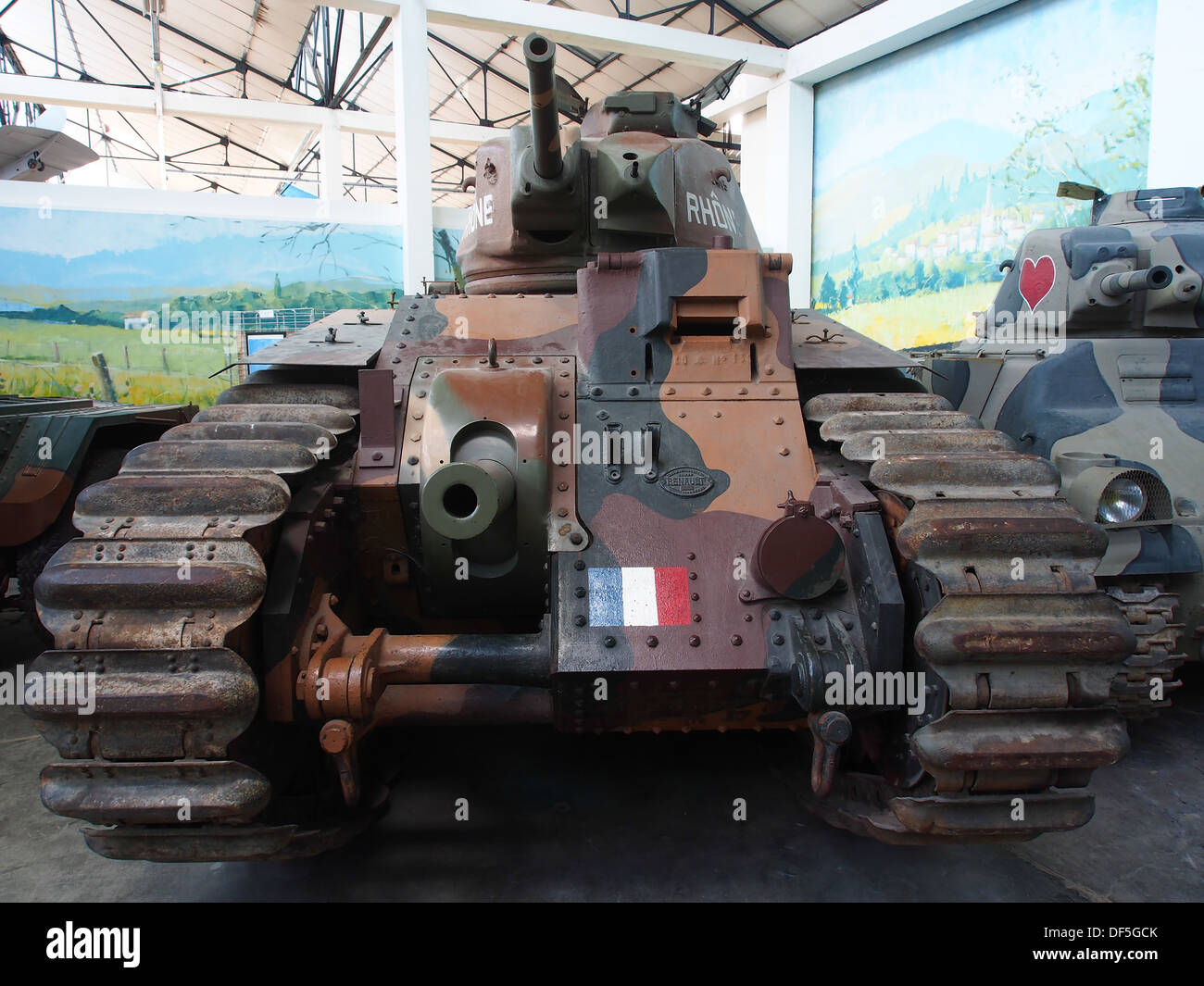 The Renault B1 bis, a French heavy tank from World War II, is part of ...
