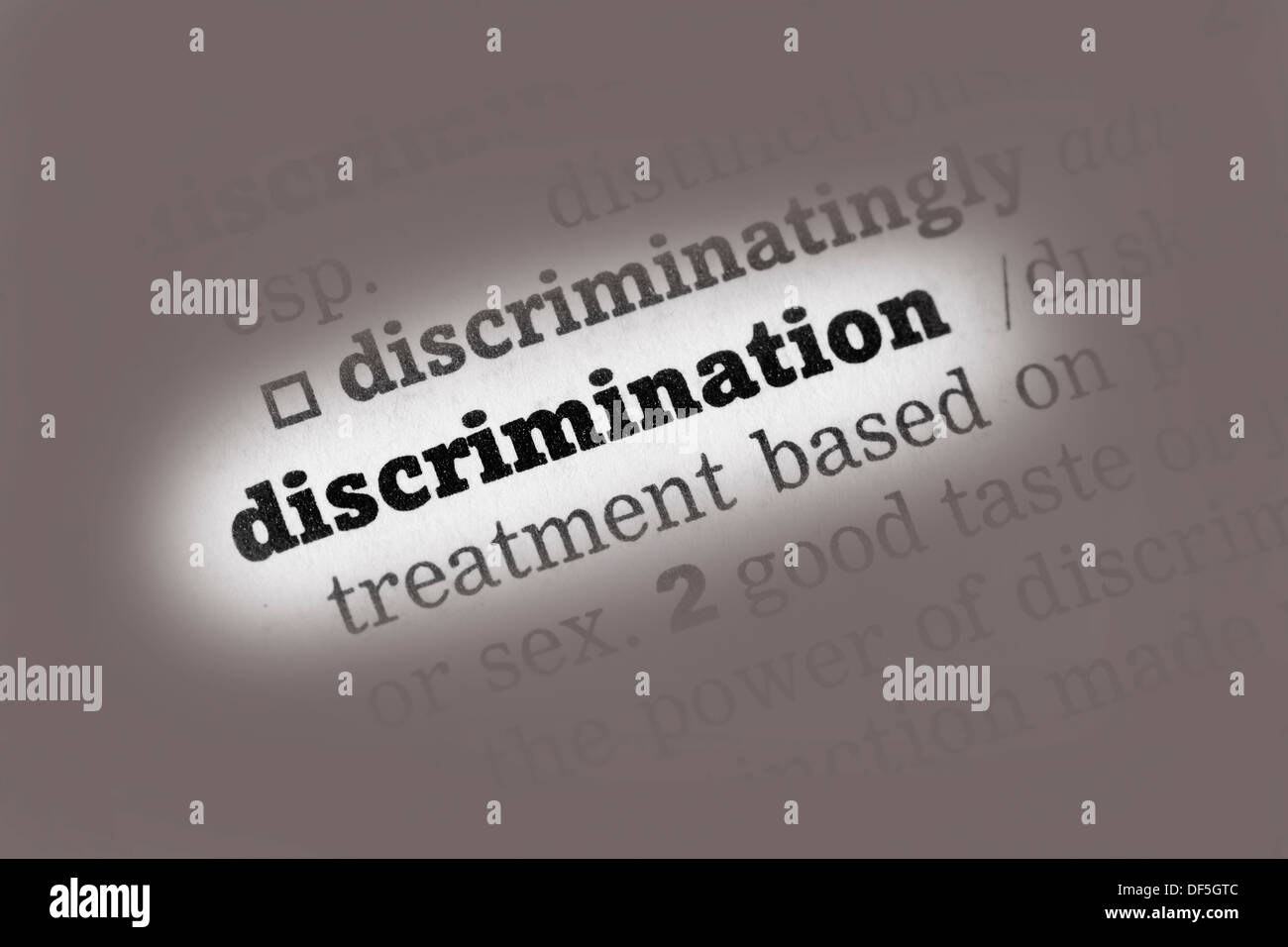 Discrimination word hi-res stock photography and images - Alamy
