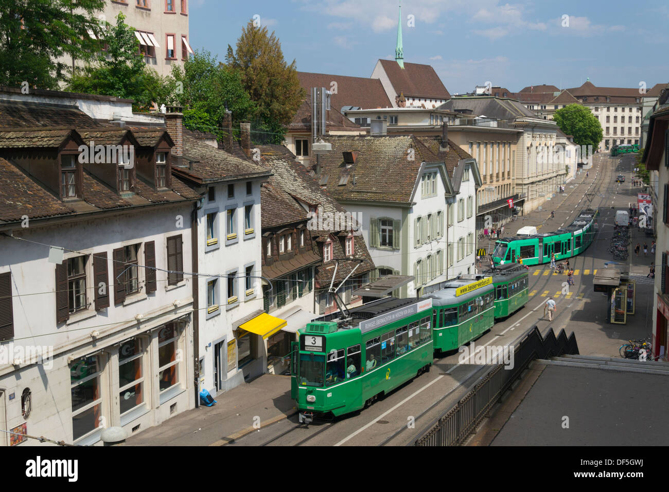 Basel tram station hi-res stock photography and images - Alamy