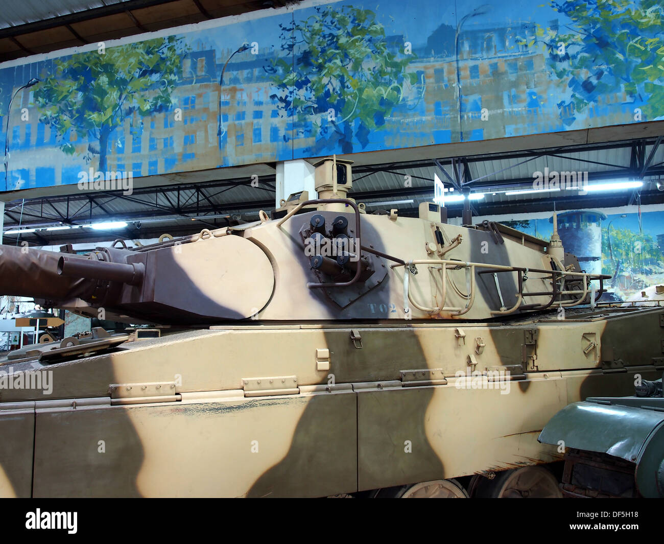 The AMX-40 is a French-designed main battle tank on display at the ...