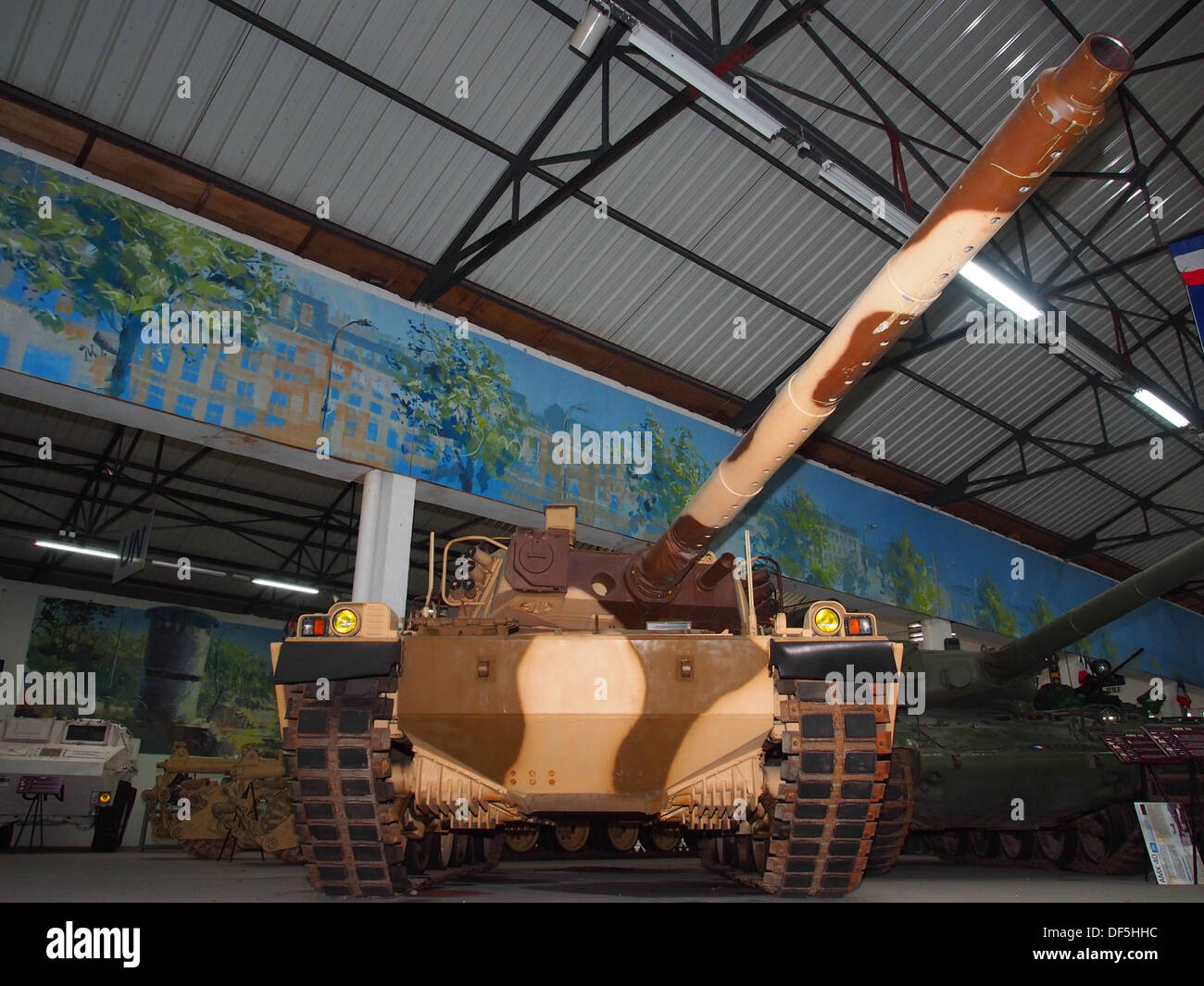 The AMX-40, a French main battle tank, is displayed at the Musée des ...