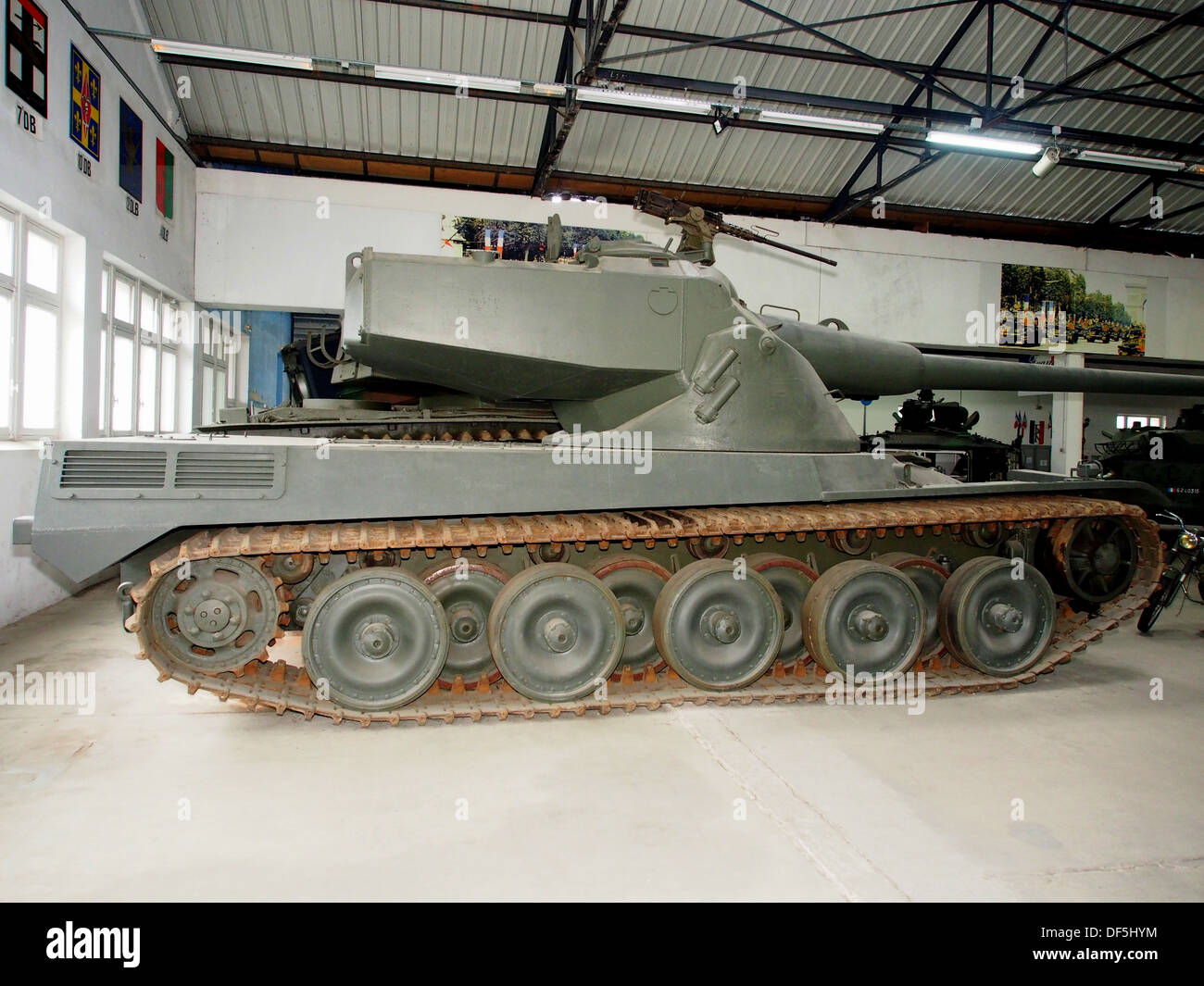The AMX-50 is a French heavy tank displayed at the Musée des Blindés ...