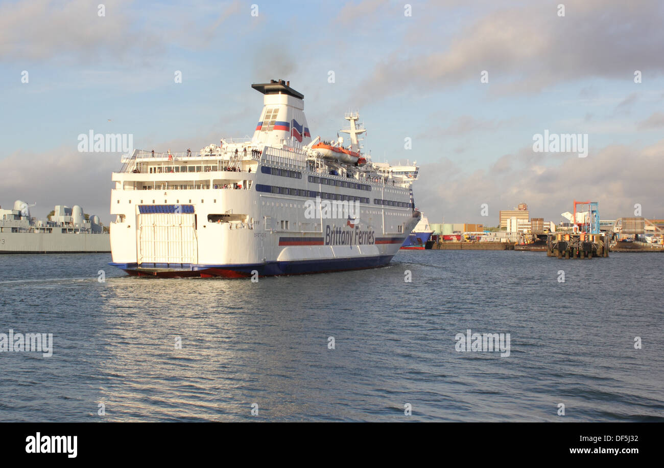 Passenger ferry from france Stock Photo - Alamy