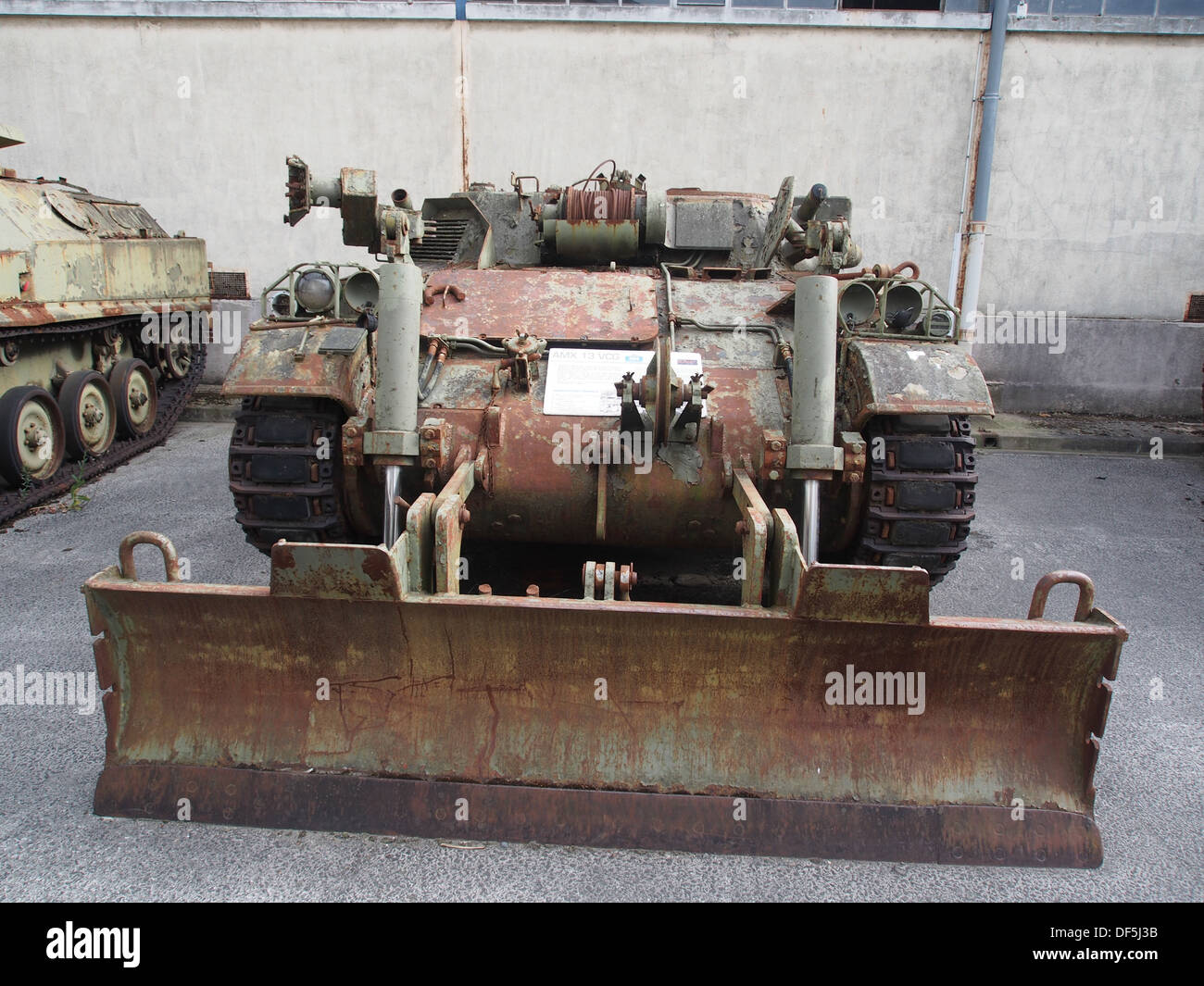 The AMX-13 VCG is a French light tank displayed at the Musée des ...