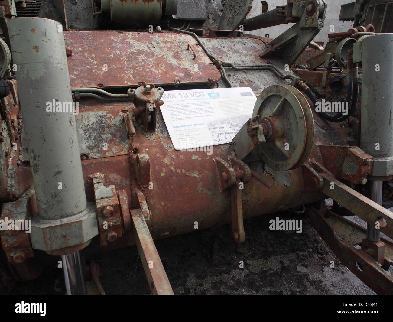 The AMX-13 VCG is a French light tank, part of the Musée des Blindés ...