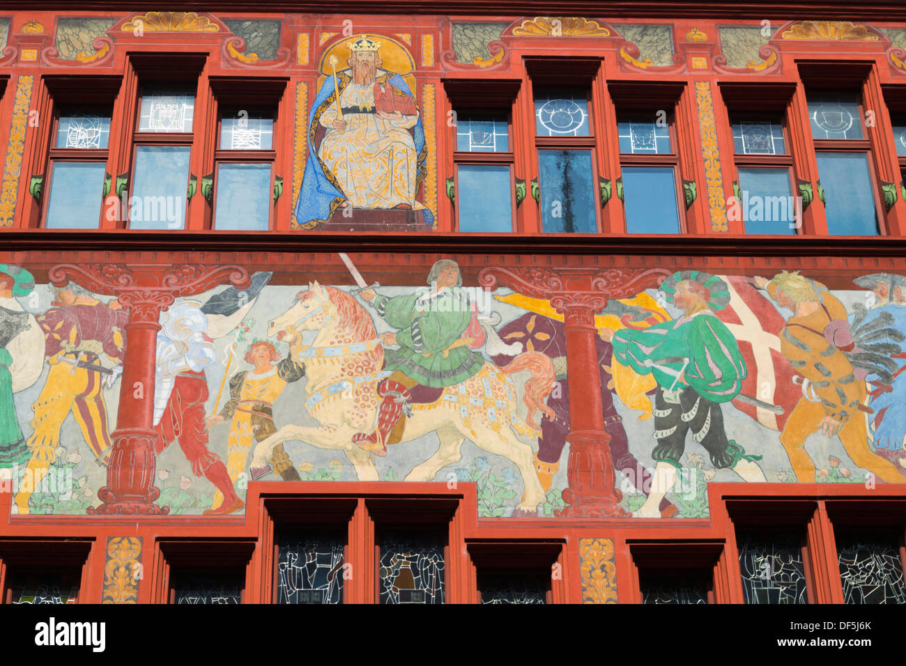 Rathaus (Town hall), Marktplatz, Basel, Switzerland Stock Photo - Alamy