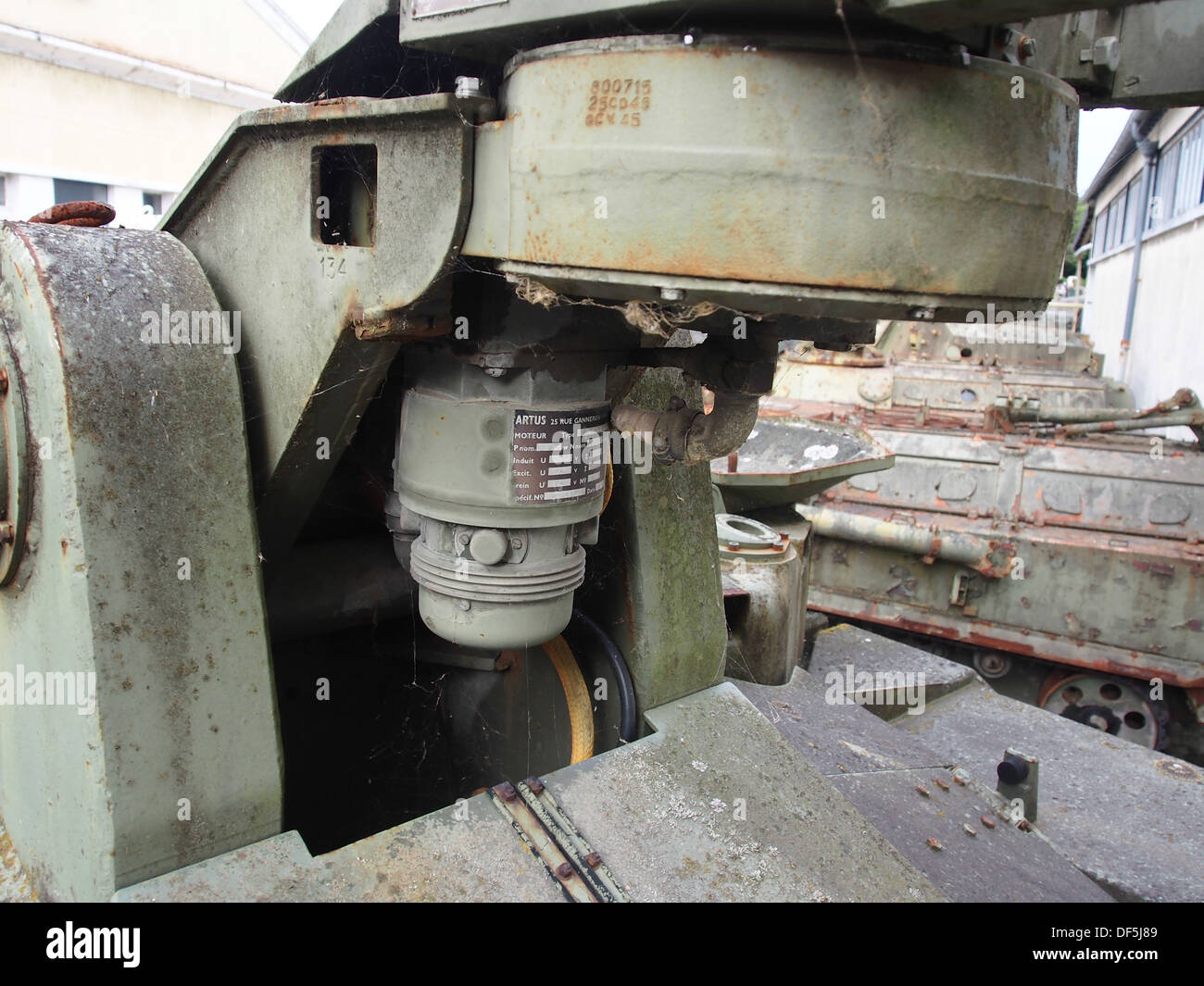 The AMX-13 DCA bi-tube, displayed at the Musée des Blindés in Saumur ...
