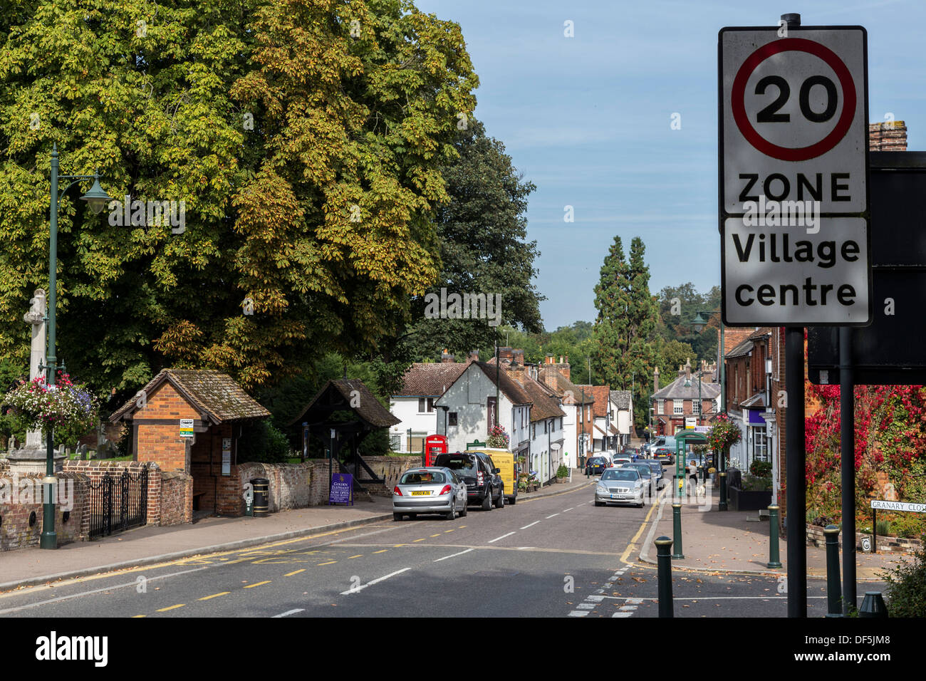 wheathampstead village hertfordshire uk Stock Photo - Alamy
