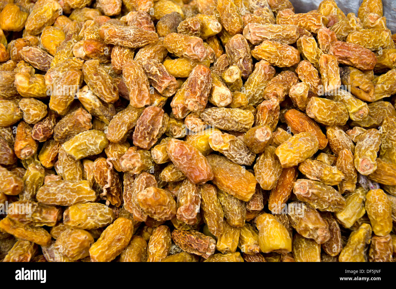 dry dates in asia market food background Stock Photo - Alamy