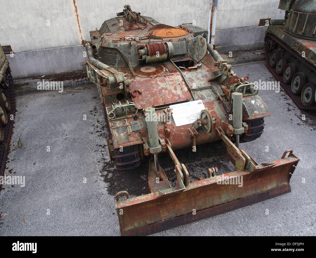 The AMX-13 VCG is a French light tank on display at the Musée des ...