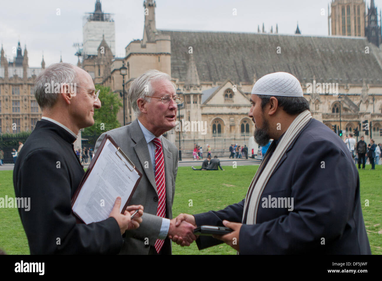 London, UK. 28th Sep, 2013. Dean of St PaulÕs Dr David Ison, Michael ...