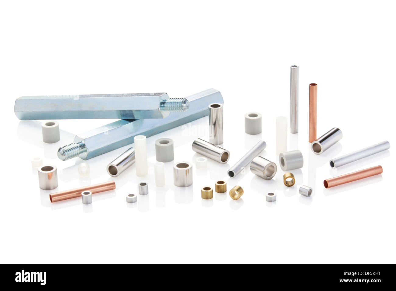 Spacers parts including threaded rod hi-res stock photography and ...