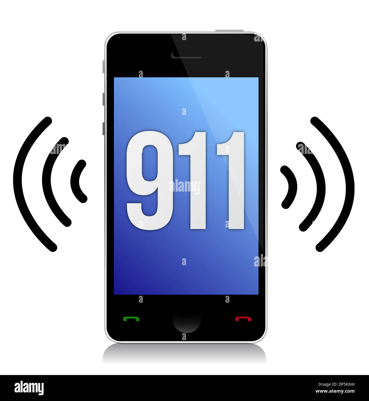 Emergency 911 icon cartoon hi-res stock photography and images - Alamy