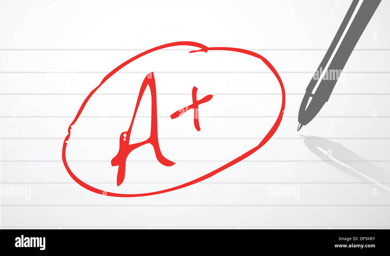 School report card nobody hi-res stock photography and images - Alamy