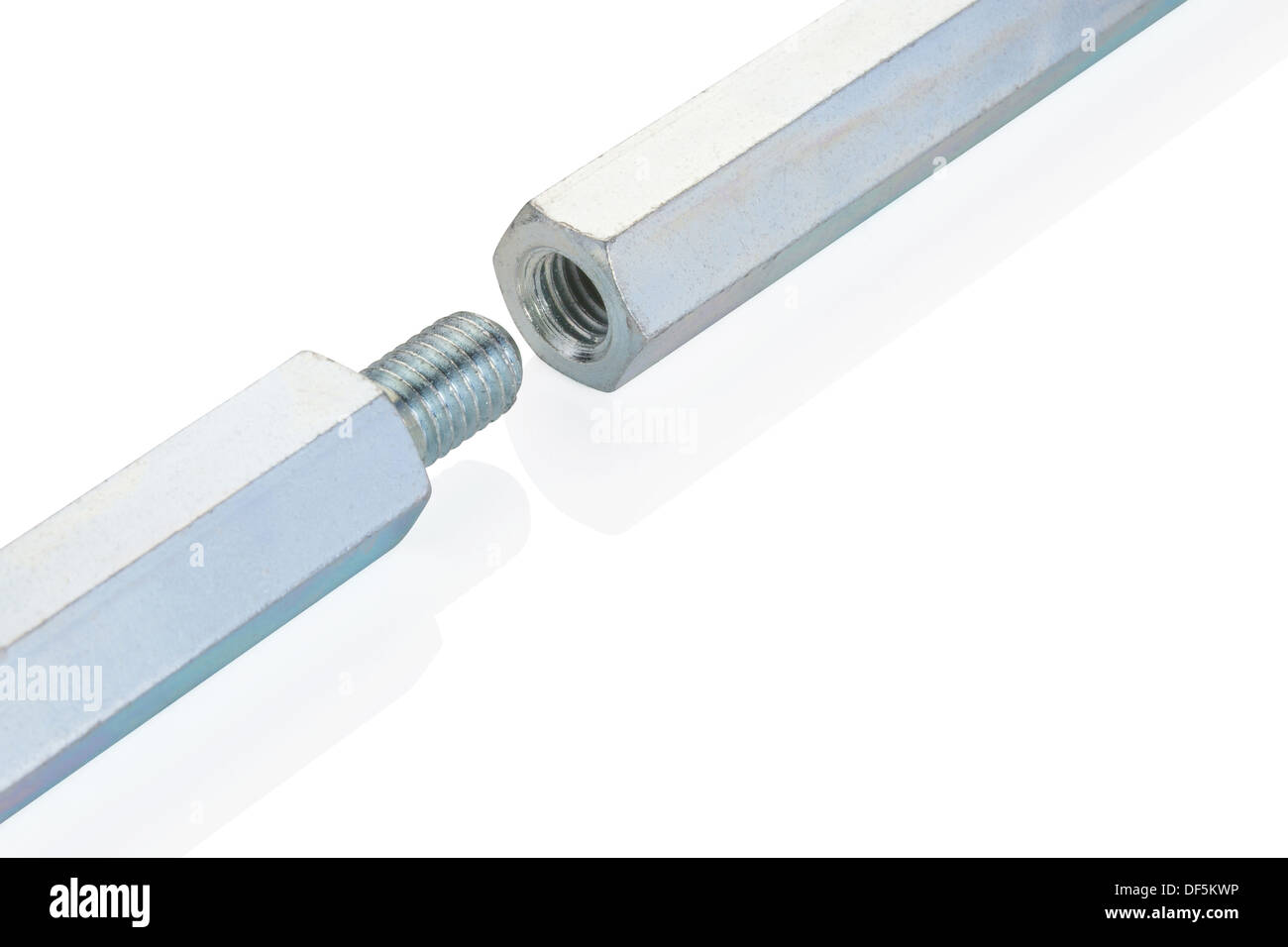 Spacers parts including threaded rod hi-res stock photography and ...