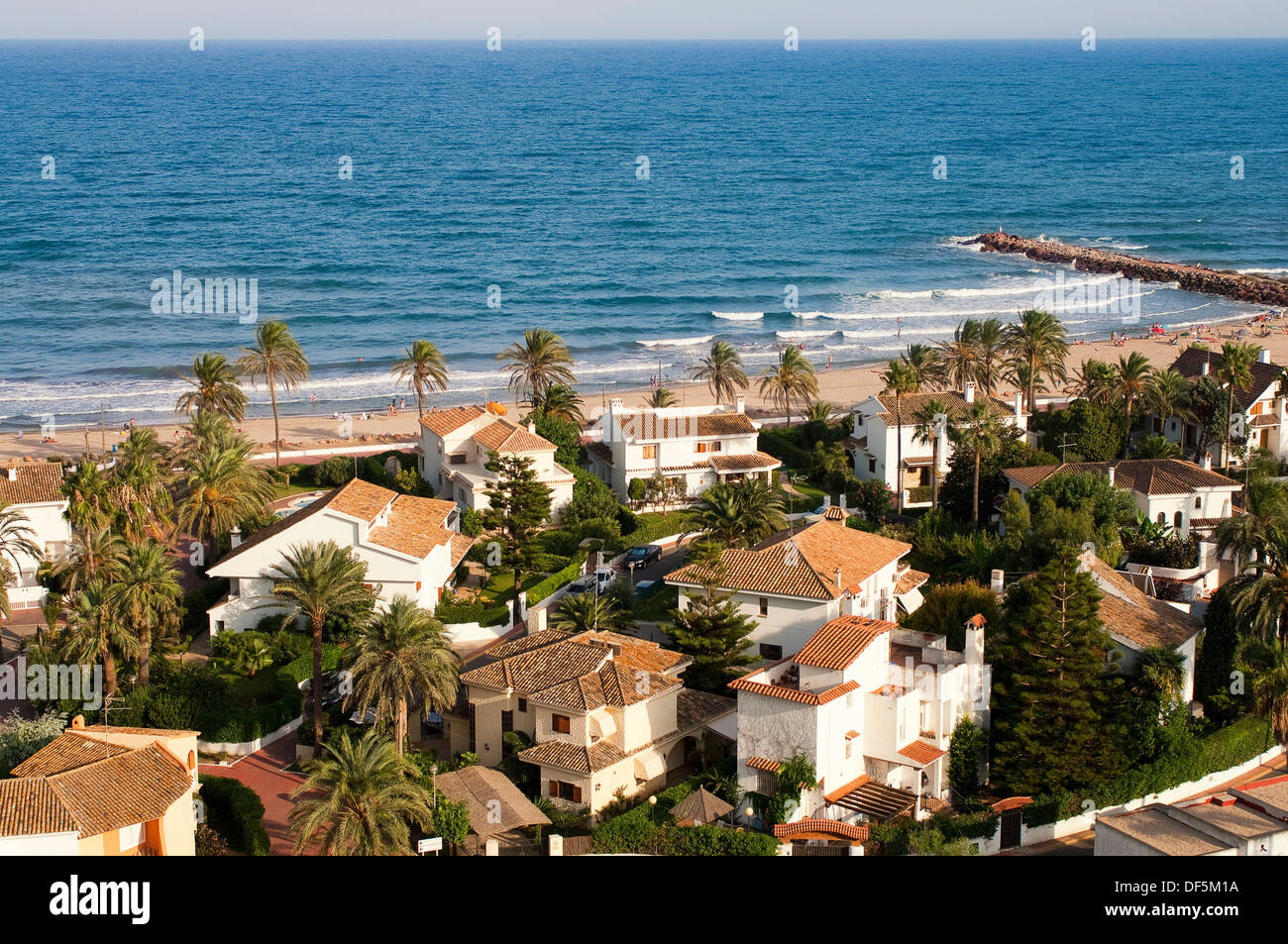 Playa del Puig, El Puig, Valencia, Comunidad Valenciana, Spain Stock ...