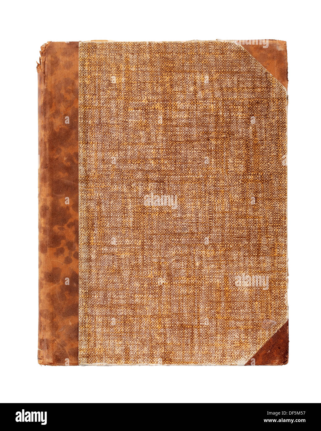 Old notebook isolated on white Stock Photo - Alamy