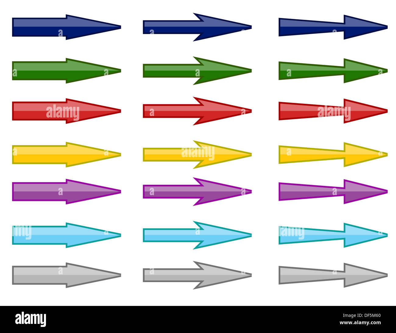 Three down arrows logo hi-res stock photography and images - Alamy